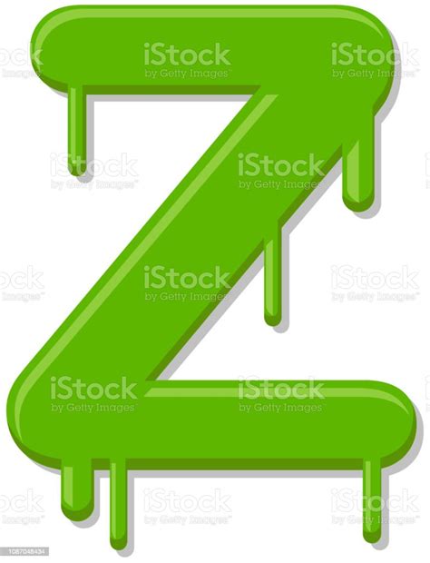 Wet Letter Z Vector Icon Stock Illustration Download Image Now