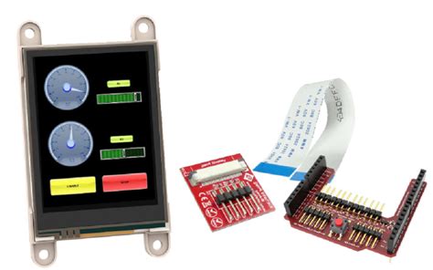 Gen ULCD DT AR D Systems D Systems Gen In Arduino Compatible Display With Resistive