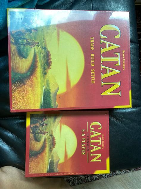 Catan And Extension Hobbies And Toys Toys And Games On Carousell