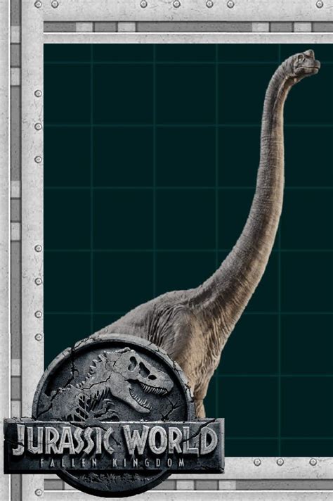 Jurassic World Fallen Kingdom Brachiosaurus Trading Card