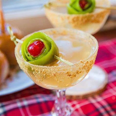 Izze® Candied Apple Cocktail Candy Drinks Pumpkin Spice Cocktail