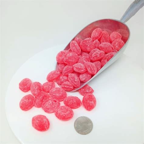 Sanded Raspberry Drops Old Fashioned Hard Candy 5 Pounds Claeys Candies 5 Pounds Kroger