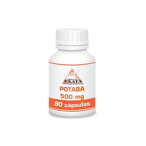Potaba 500mg 90 Cápsulas Venda Sob Prescrição Médica Farmácia