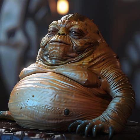 A Large Fat Fat Fat Fat Man Is Sitting On A Table Premium Ai