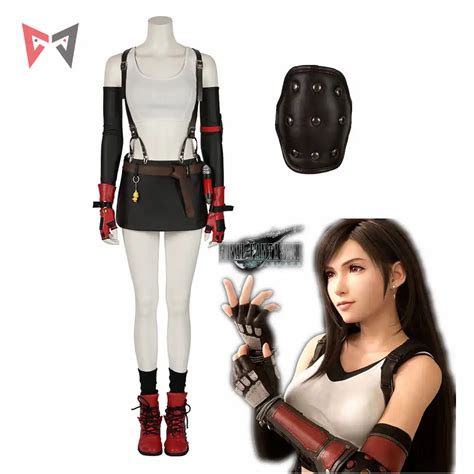 Final Fantasy Vii Remake Tifa Lockhart Cosplay Costume Women Halloween