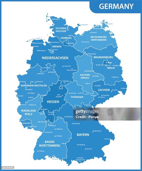 German States And Capitals Map Munich Germany History Population