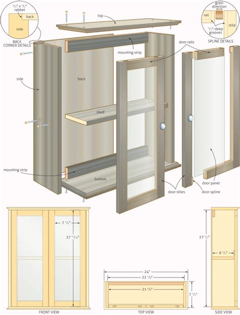 Plan Armoire Murale Armoire De Bureau