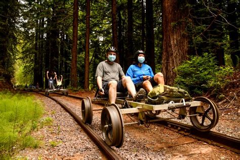 These Bikes Roll On Train Tracks Through Great Scenery Los Angeles Times