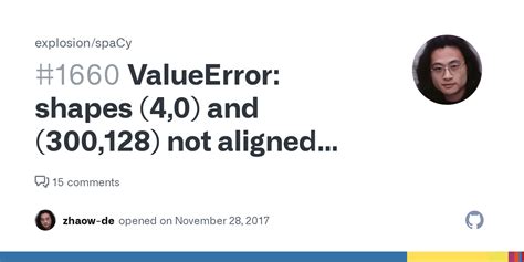Valueerror Shapes 40 And 300128 Not Aligned From Numpy At Thinc