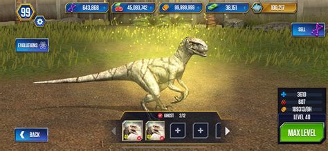 Maxed Ghost Rjurassicworldapp