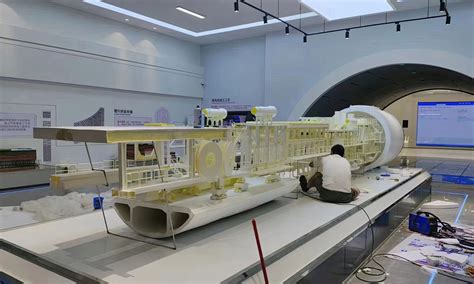 Sla 3d Printed Large Format Tunnelling Shield Machine Model