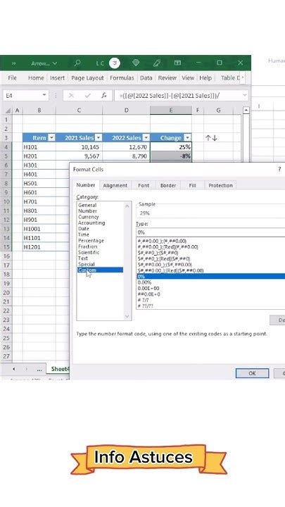 How To Add Increasedecrease Arrows In Excel Youtube