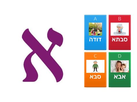 מה מתחיל באות א גן חרצית נטלי דותן Quiz