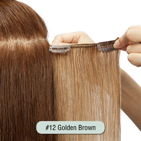 Clip In 100 Real Remy Human Hair Extensions Highlight Medium Long Full