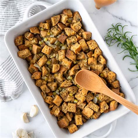 Homemade Stuffing With French Bread Fresh Apron