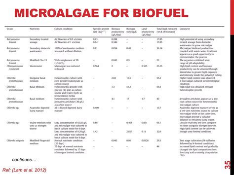 Review Of Latest Microalgae Biofuel Research Pptx