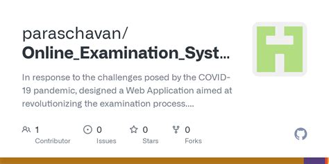 Github Paraschavanonlineexaminationsystemjava In Response To The