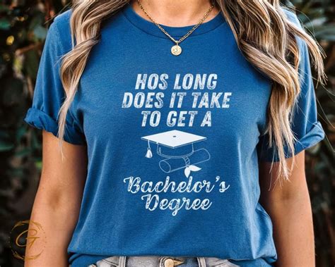 Funny Graduation T Shirt Bachelors Degree Humor College Grad T Etsy