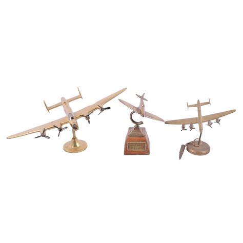 Lot 36 Three Brass Aircraft Models
