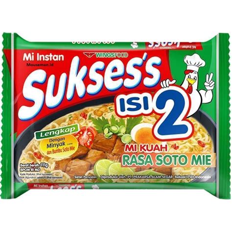 Jual Mi Instan Mie Sukses Isi 2 Instant Mi Kuah Rasa Soto Mie 111gr Shopee Indonesia