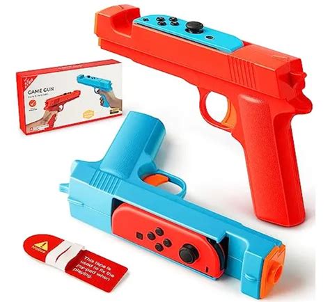 Pack Nintendo Switch Gun Controller Para Juegos De Tiro Cuotas Sin