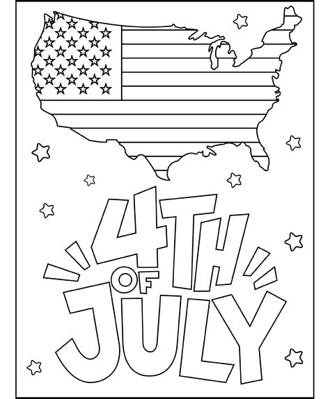 Sparkling 4th Of July Coloring Pages Fun For All Ages