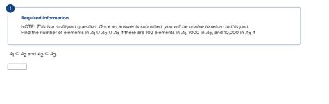 Solved Required Informationnote This Is ﻿a Multi Part