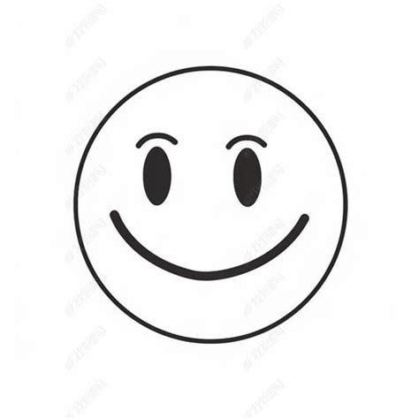 黑白儿童笑脸简笔画简单（流行14张）简笔画图片大全