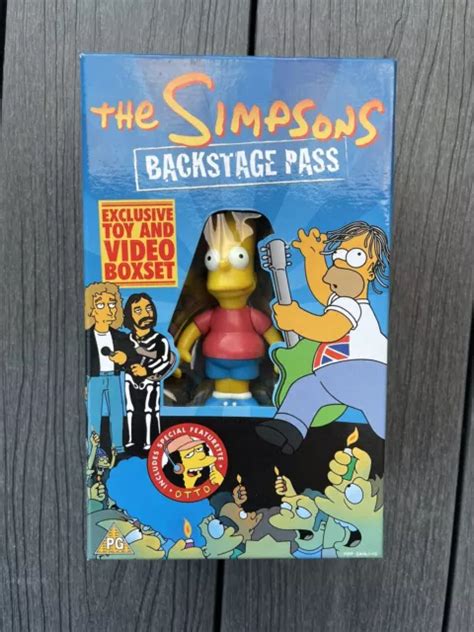 The Simpsons Vhs Exclusive Bart Simpson Toy And Video Boxset Backstage