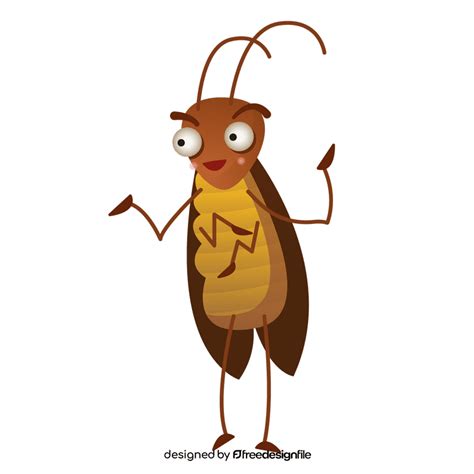 Cockroach Smiling Clipart Free Download