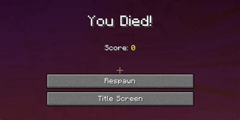 How To Remove The Death Screen For Players On Your Minecraft Server
