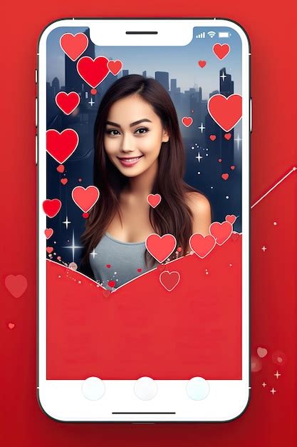 Premium Ai Image Dating App Advertising Flyer Design Ai Generated Image