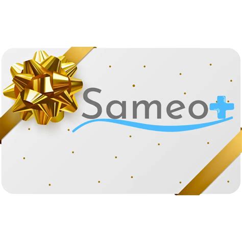 Carte Cadeau Sameo Sameo