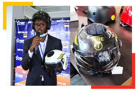 Éric Ismaël Amoakon Attahi Invente Un Casque Moto Intelligent Le