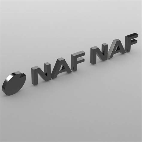 Naf Naf Logo 3d Model By 3d Logoman