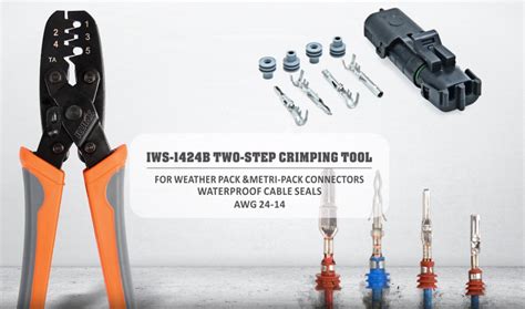 Icrimp Weather Pack Sealed Connector Crimping Tool Wire Crimper