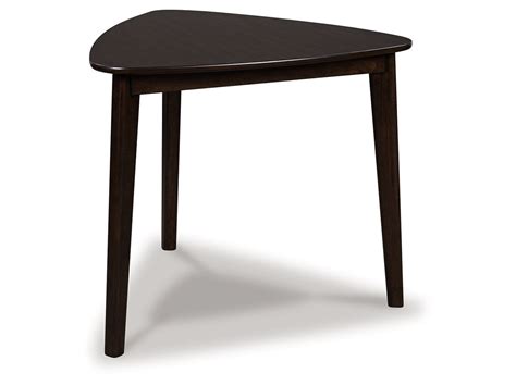 Ashley Furniture Mallenette Merlot Triangle Dining Room Table Online