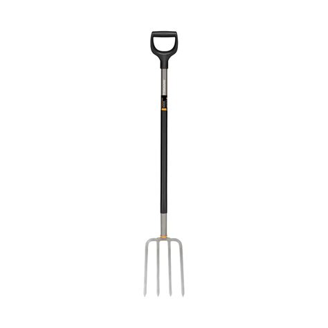 Ergonomic Garden Fork Grey Fiskars