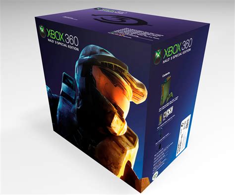 Xbox 360 Halo 3 Konsolenbox Ntsc Xbox 360 Halo 3 Karton