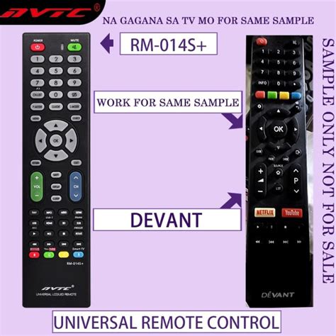 Remote Control For Devant 100 Work Universal Remote Control Na Gagana Sa Tv Mo Lazada Ph