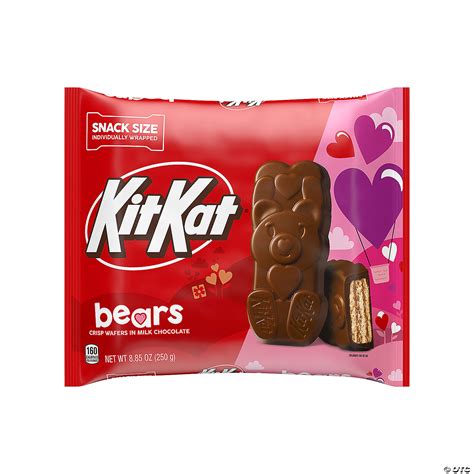 8 85 Oz Kit Kat ® Bears Snack Size Chocolate Candies 16 Pc