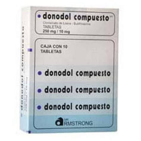 Donodol Compuesto 250 Mg10 Mg 10 Tabletas Bodega Aurrera Despensa A