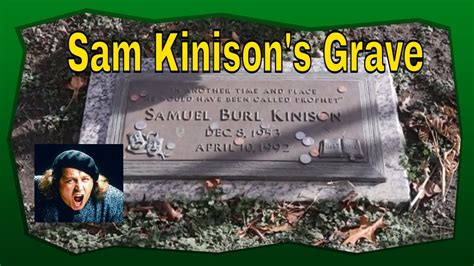 The Grave Of Sam Kinison Memorial Park Cemetery Tulsa Oklahoma