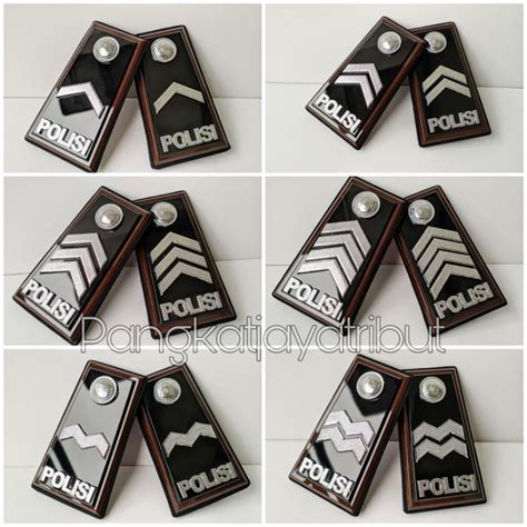 Jual Pangkat Pdh Bintara Full Mika Bripdabriptubrigadirbripkaaipda