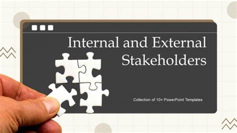Internal And External Stakeholders Powerpoint Presentation And Slides