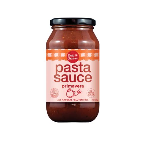 Buy Keep It Cleaner Primavera Pasta Sauce 500g Coles