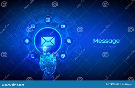 Message Email Mail Communication Online Chat Global Networking And Internet Technology
