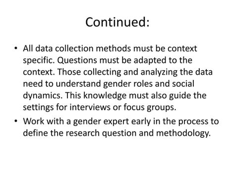 Gender Indicators And Sex Disaggregated Data Pptx Sexual Health