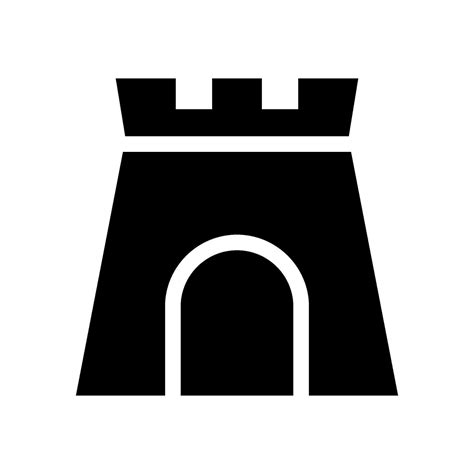 Castle Icon Vector Symbol Design Illustration 26327488 Vector Art At