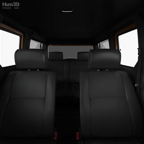 Honda Element Ex With Hq Interior 2015 3d Model Download Crossover